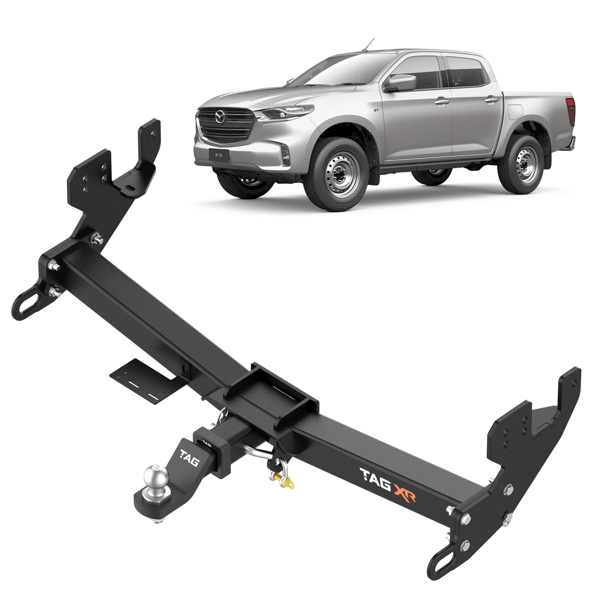 TAG 4x4 Recovery Towbar for Styleside Mazda BT-50 & Isuzu D-MAX (07/20